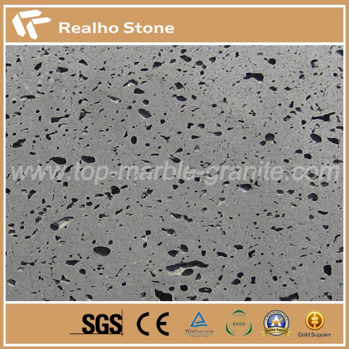 Hainan Black Basalt with Big Holes Stone Tiles Suppliers and ...