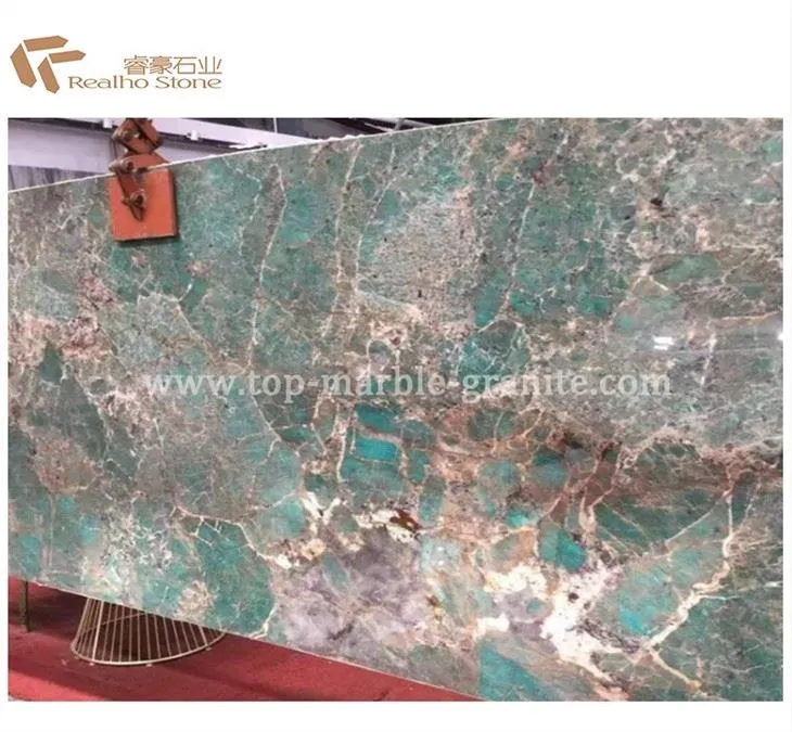 Granite Slab Of Amazonite Turquoise Green Natural Stone Suppliers and ...