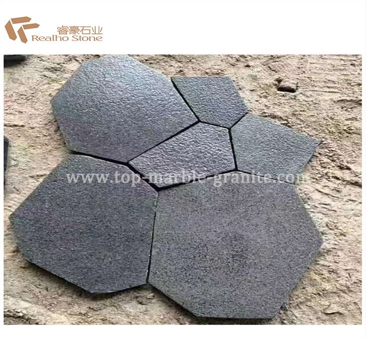 Pavement Grey Granite Crazy Paving Stone Tiles Suppliers and ...